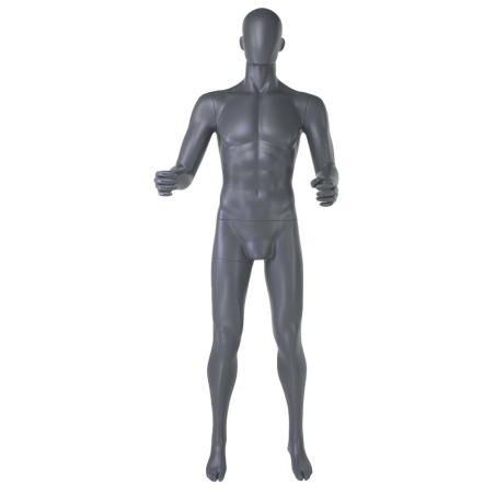 Male SPORT mannequin SPM-13SK gray ski touring stick | Mannequins Online