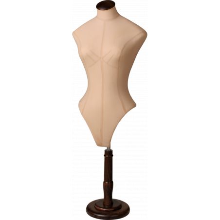 Female princess bust BC1000-1/BO base and top cap | Mannequins Online